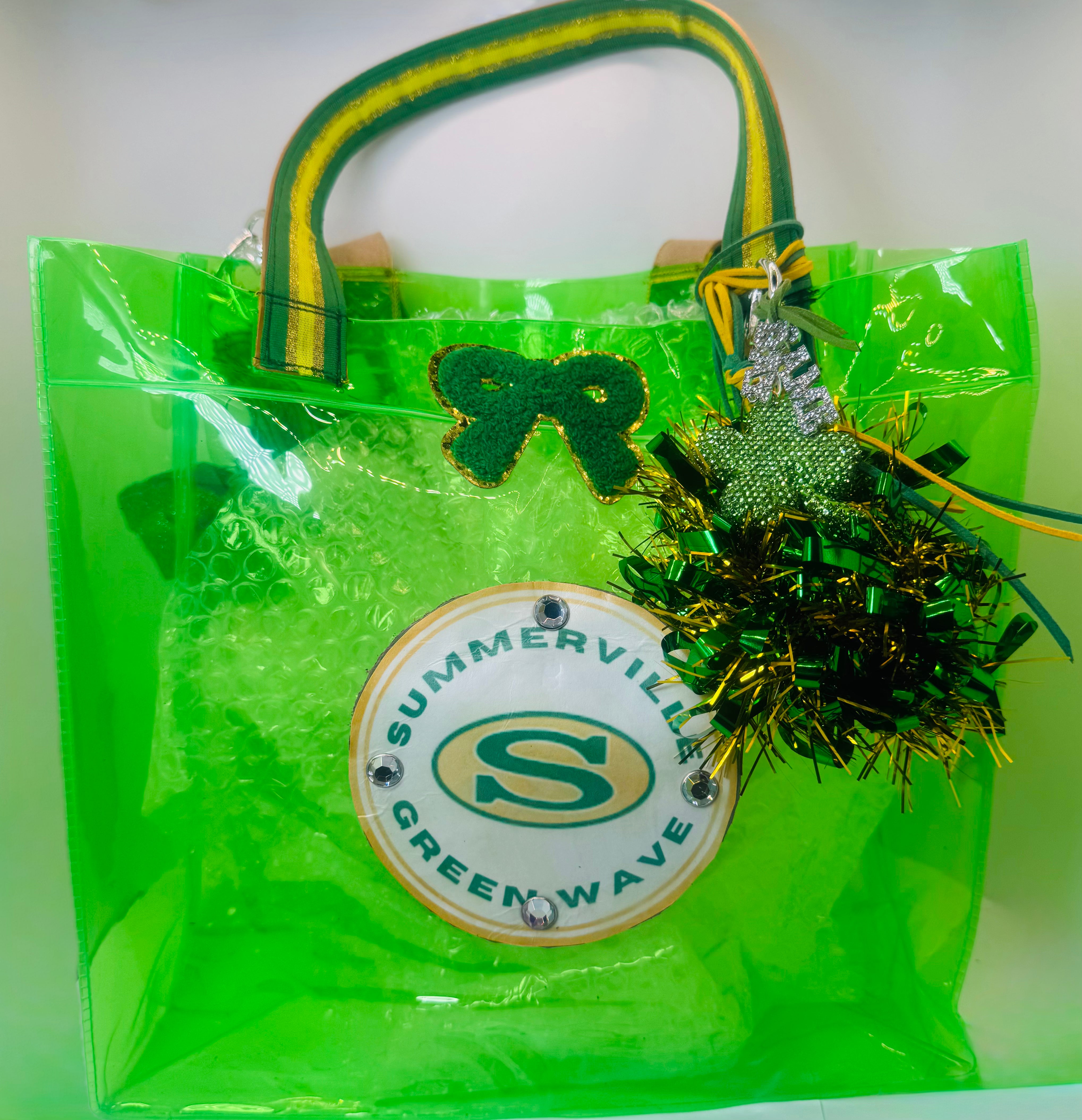Customized Stadium Bag – Jagged Leather Handmade Jewelry
